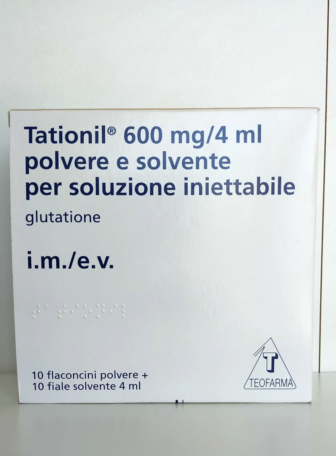 TATIONIL GLUTHION 600 MG/4 ML